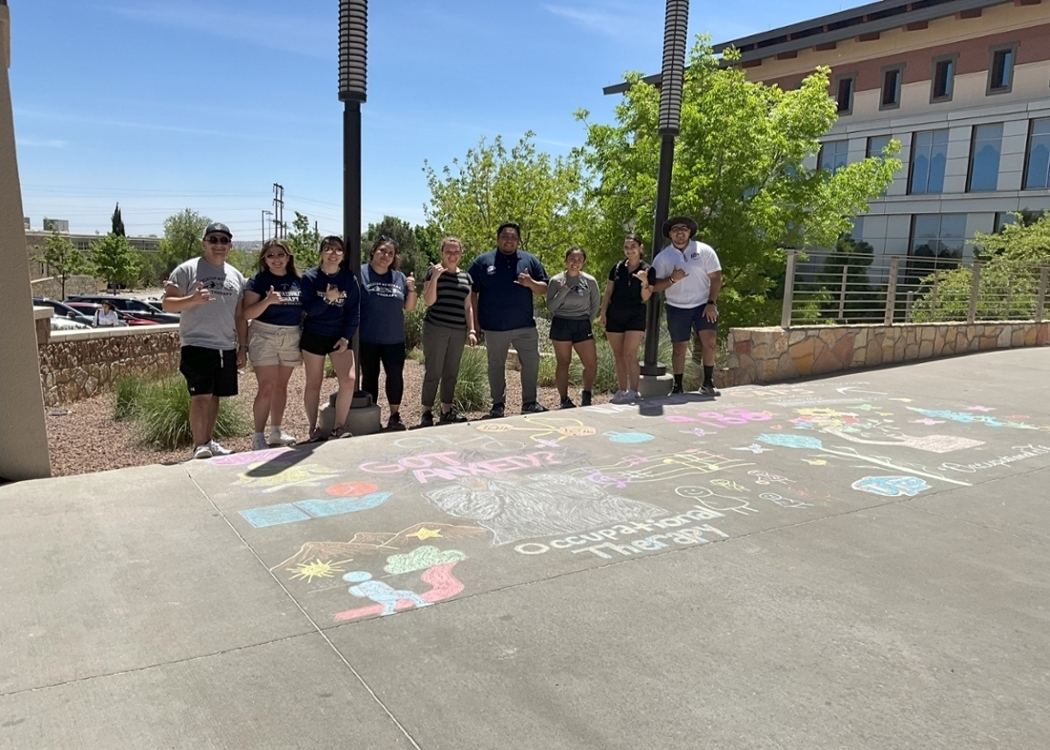 OTD Students Chalk the Block to Promote Health