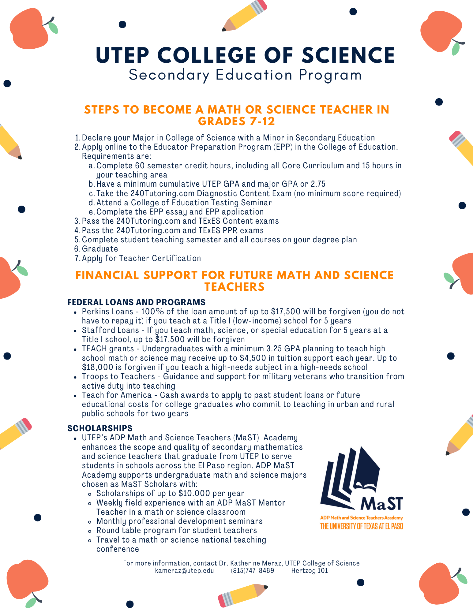 Why Teach Math or Science?