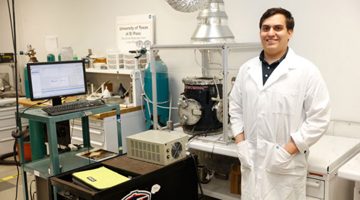 UTEP Grad Makes NASA List of Space Technology Research Fellows